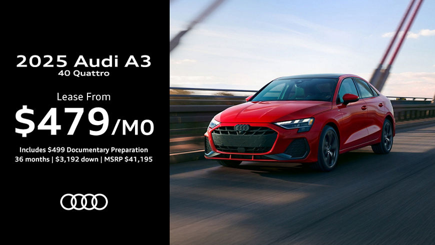 Audi Specials & Finance Offers | Audi Burlington