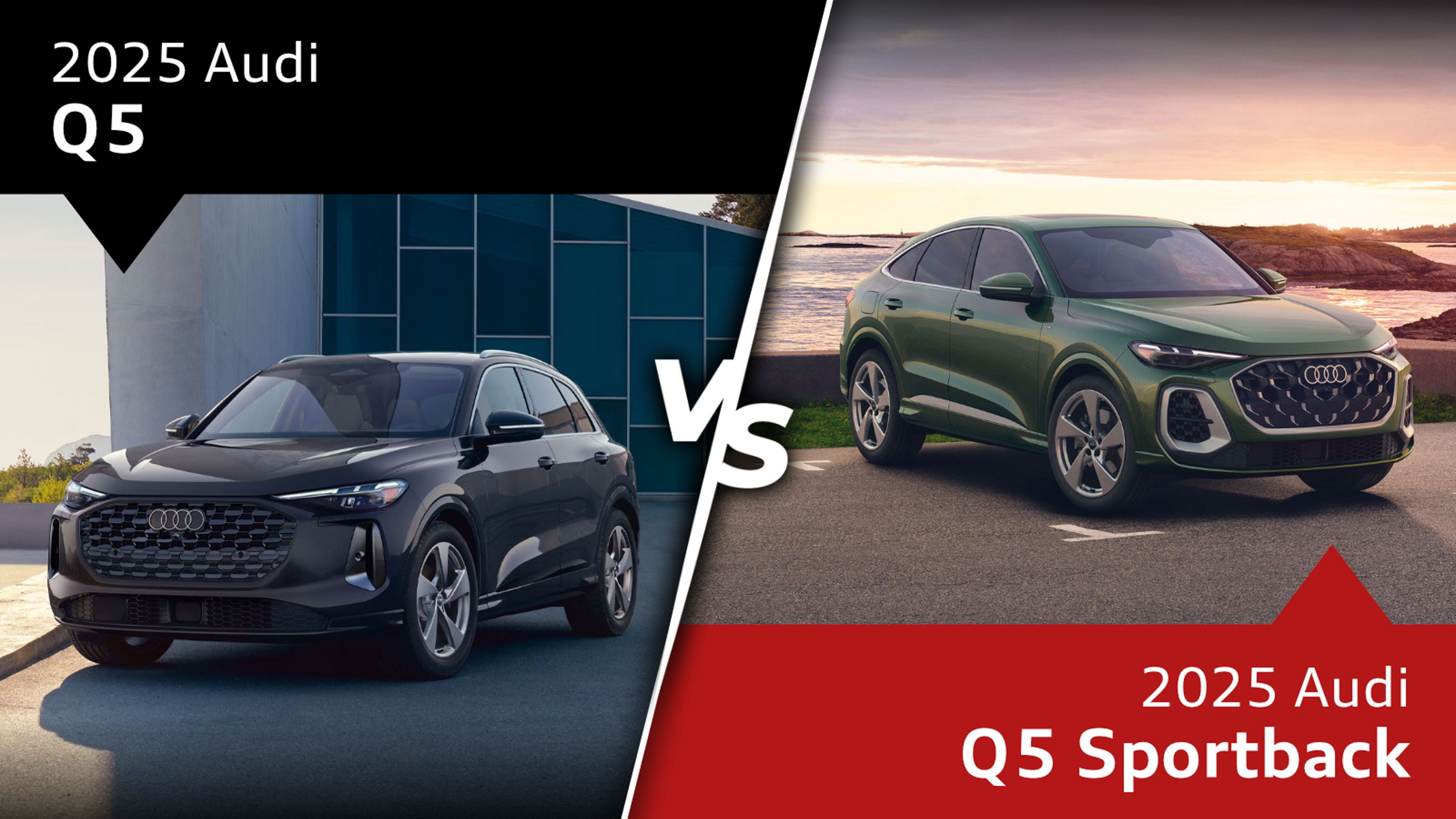 Compare the 2025 Audi Q5 and Q5 Sportback at Audi Columbus in Ohio