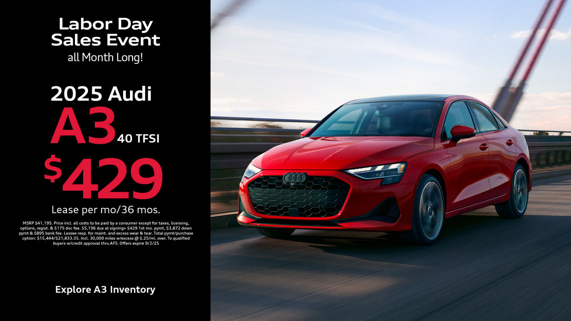 Audi Specials & Finance Offers | Audi Lynbrook