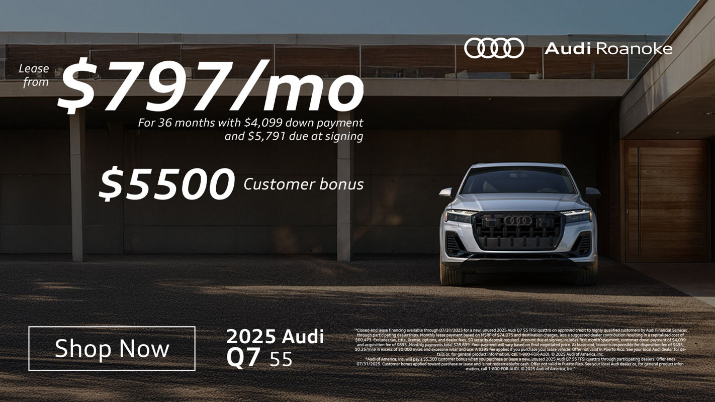 Audi Specials & Finance Offers | Audi Roanoke