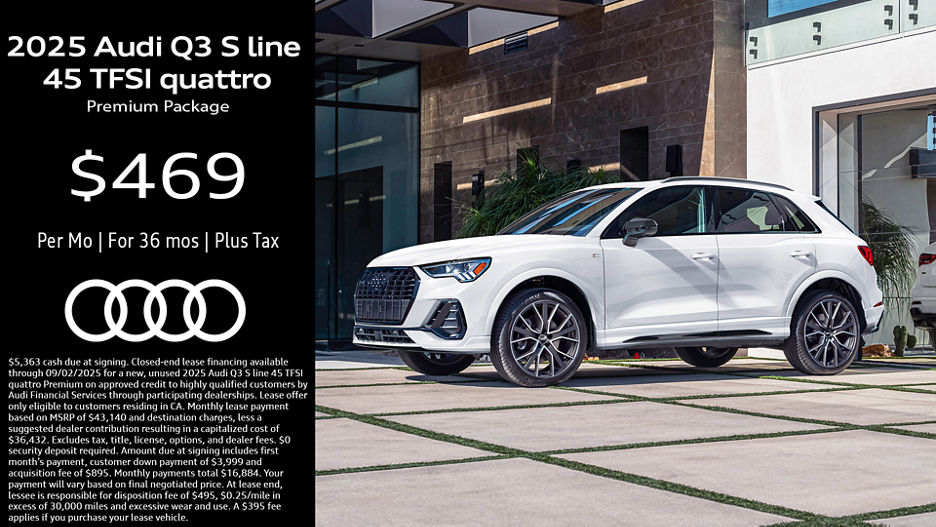 New Audi Specials in Bakersfield, CA | Audi Bakersfield