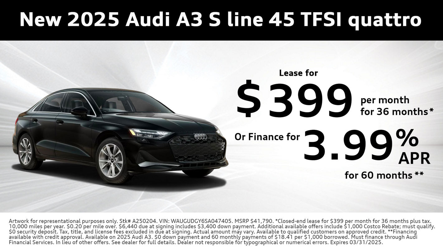 Audi Lease Specials & Deals in Mission Viejo, CA | New Audi Specials