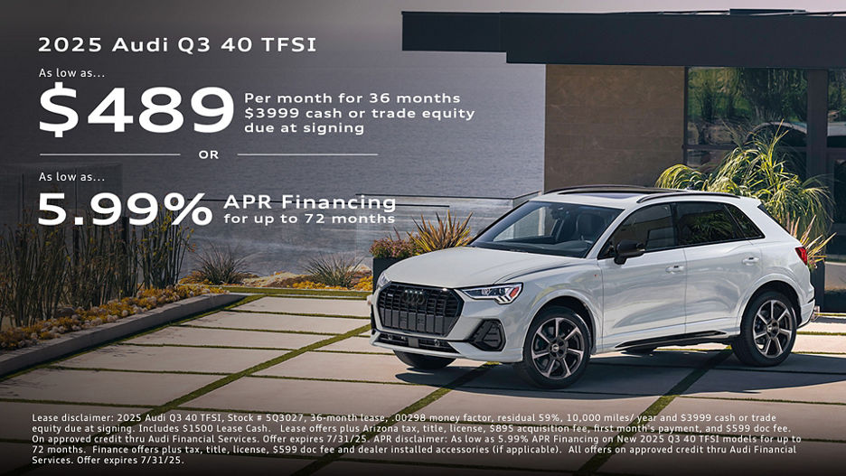 Audi Gilbert - New Audi & Used Cars Dealer in Gilbert, AZ