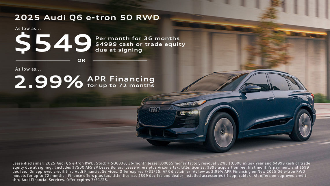 Audi Gilbert - New Audi & Used Cars Dealer in Gilbert, AZ