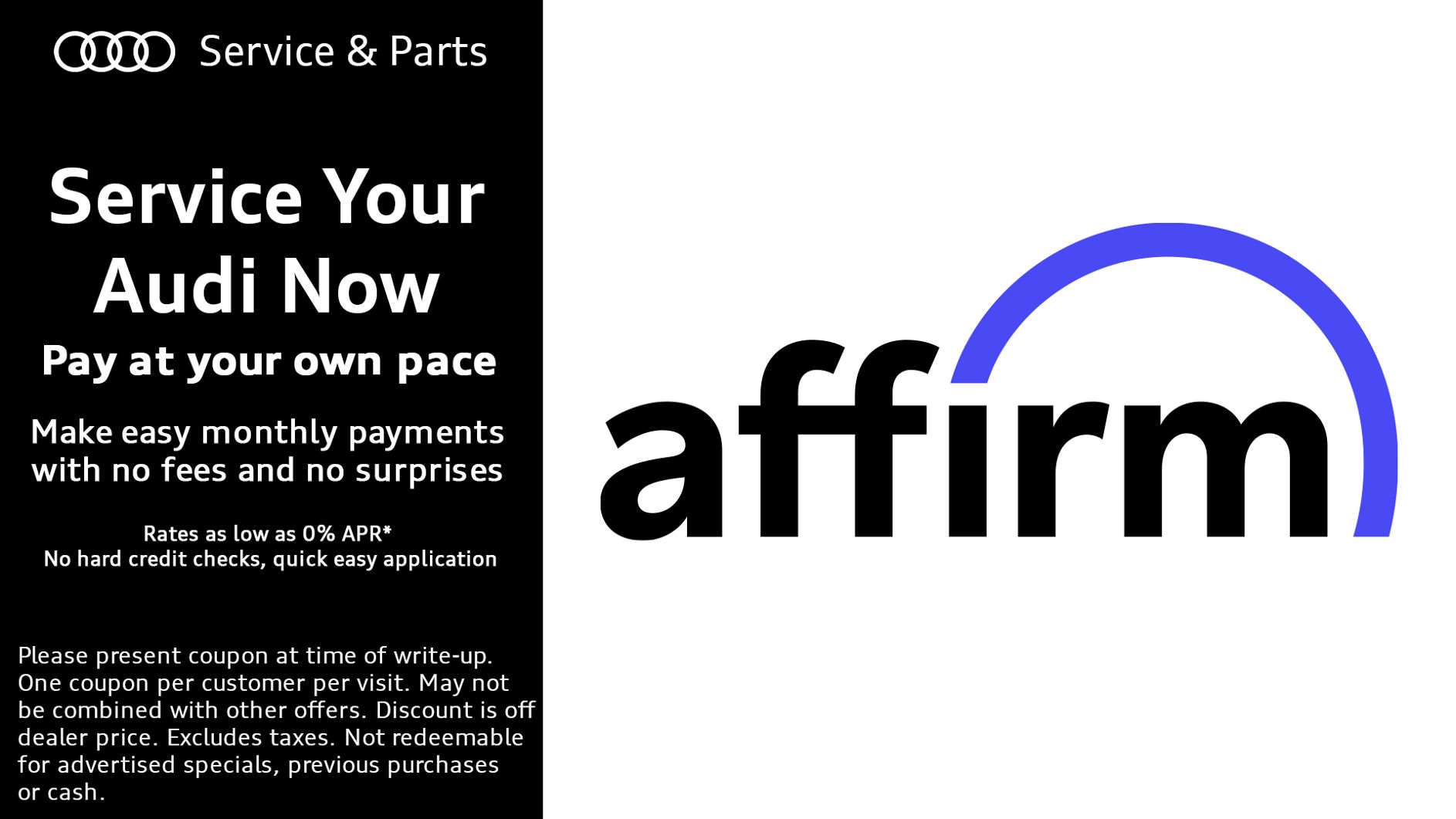 Audi Service and Parts Specials | Audi Burlingame